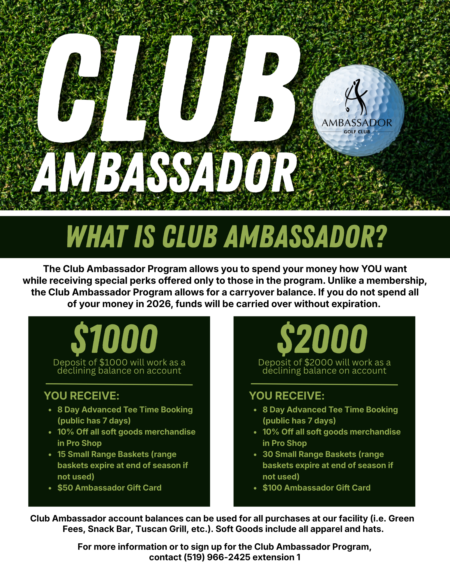 Club Ambassador – Ambassador Golf Club